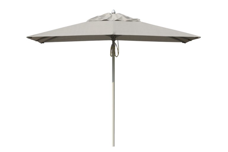 Contemporary Aluminium Parasol - Grey - Bau Outdoors