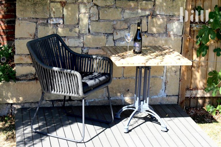Contemporary garden furniture range at Bau Outdoors